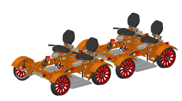 Pick your Railcar – Monterey Bay Rail Bikes